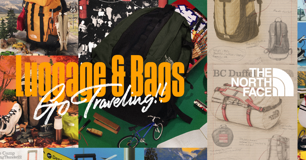 Go Traveling with Luggage & Bags -旅に寄り添うバッグ特集-